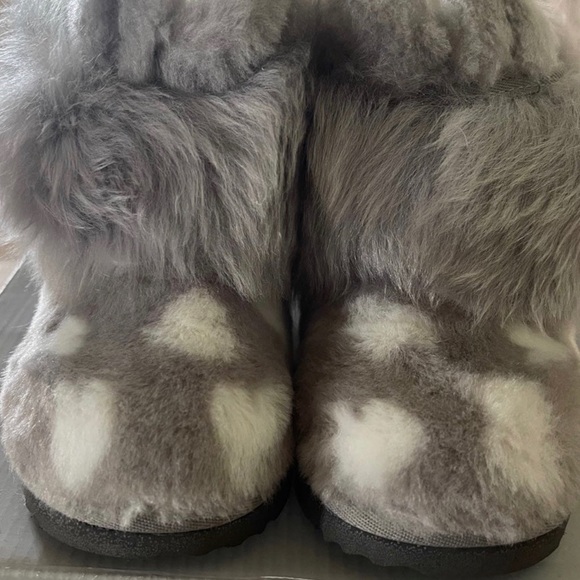 UGG | Shoes | Rare Bunny Polka Heart Ugg Boots | Poshmark